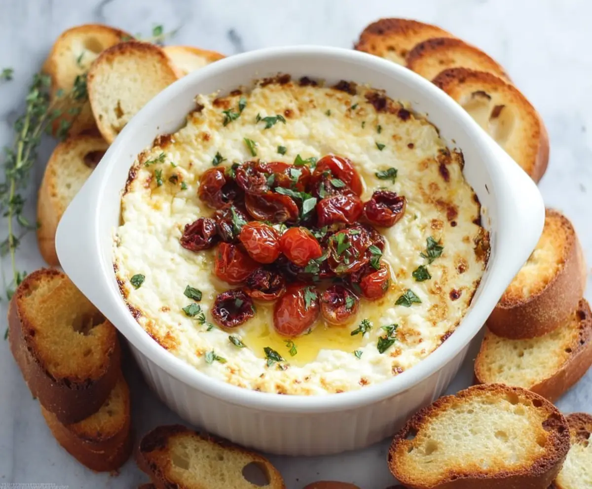 Easy Baked Goat Cheese Dip Recipe