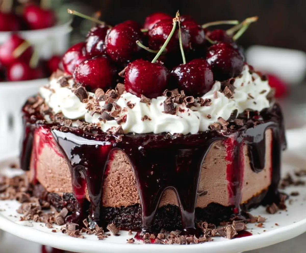 Classic Black Forest Cheesecake Recipe