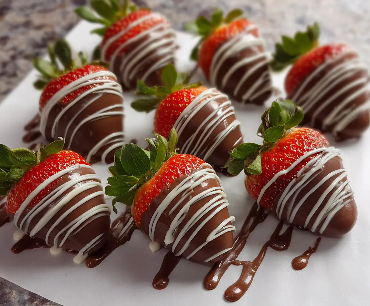 Easy Chocolate Covered Strawberries