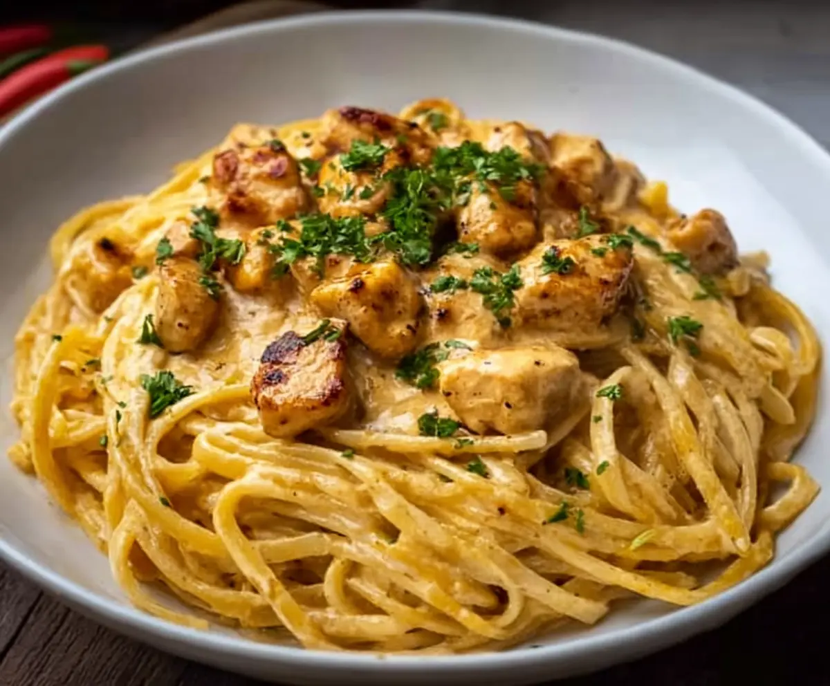 Easy Cowboy Butter Chicken Pasta