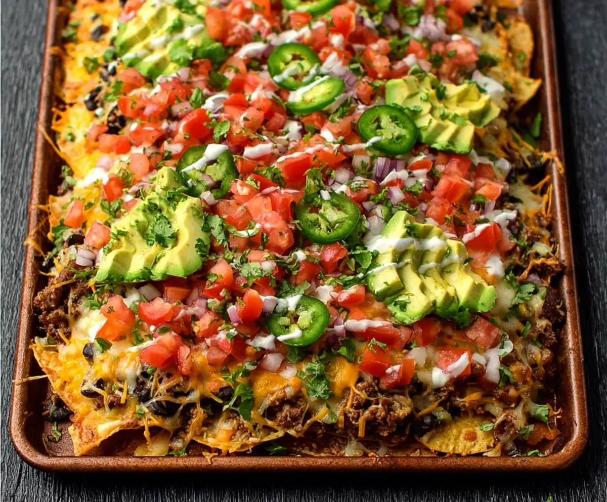 Loaded Sheet Pan Nachos Recipe